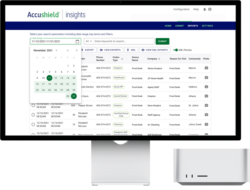 Visitor management sign-in kiosk for skilled nursing facilities